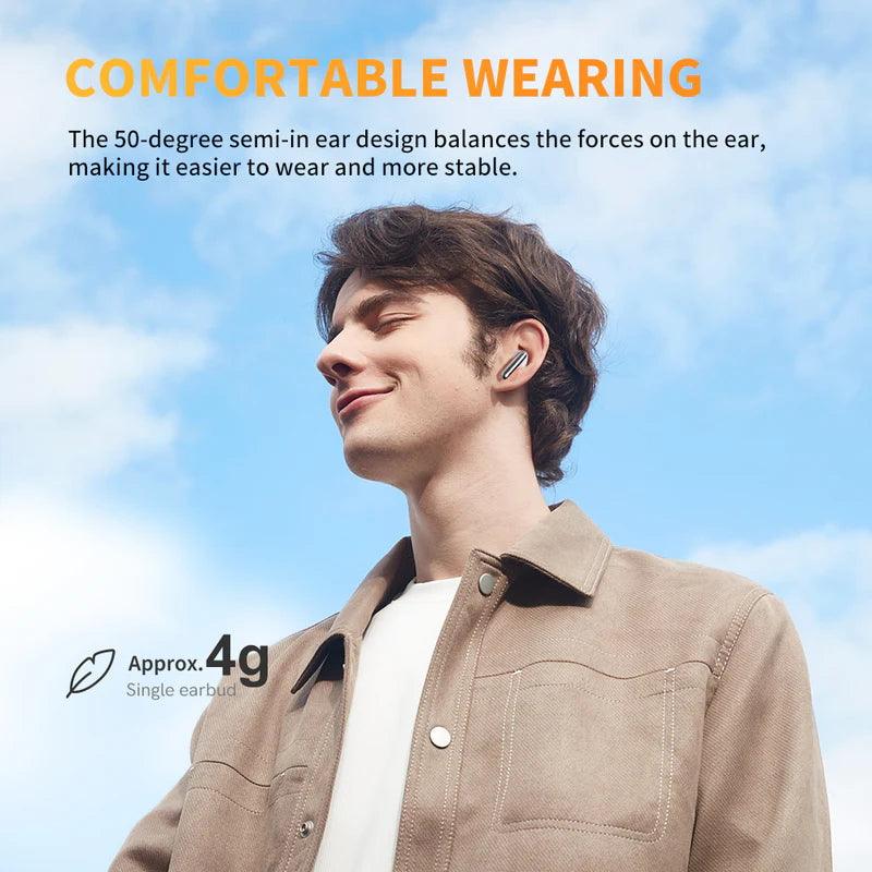 QCY AilyBuds Pro+ True Wireless Earbuds, Adaptive ANC, Bluetooth 5.3 ...