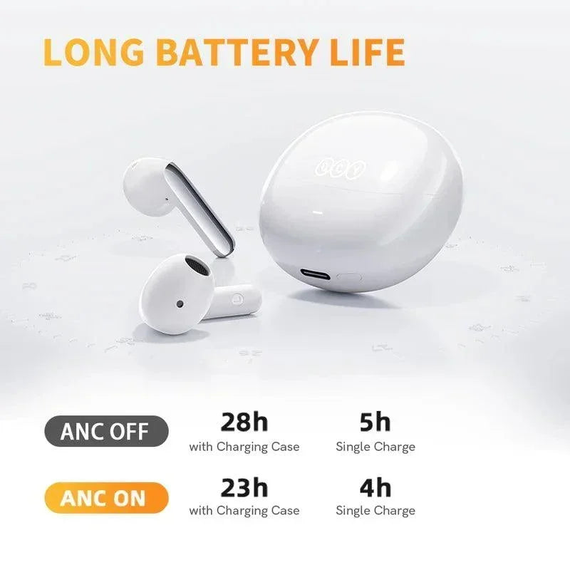 QCY AilyBuds Pro+ True Wireless Earbuds, Adaptive ANC, Bluetooth 5.3 ...