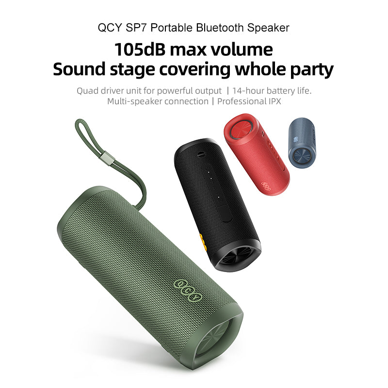 QCY SP7 Portable Bluetooth Speaker – QCY Official